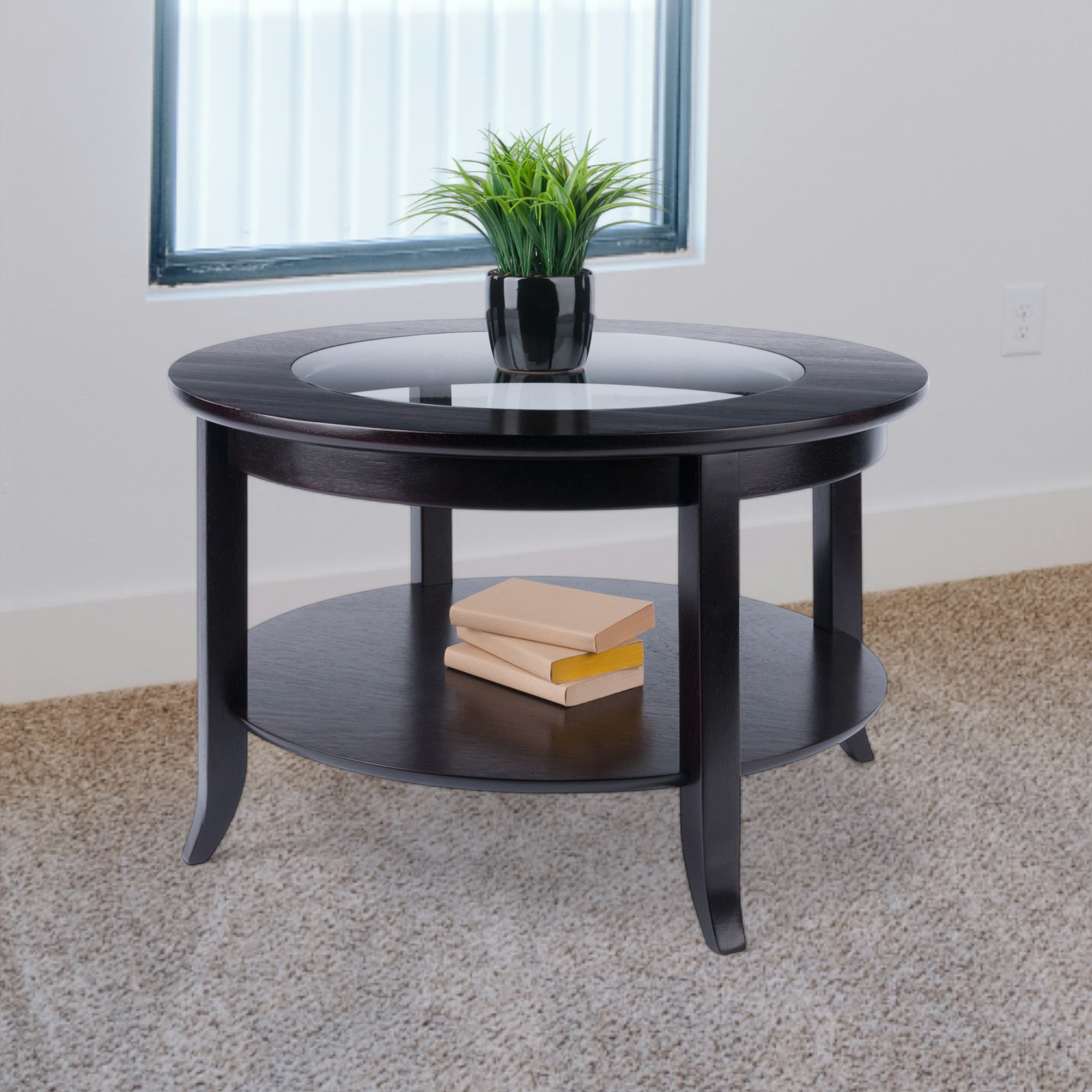 Winston Porter Kogan Coffee Table in Espresso Finish | Wayfair