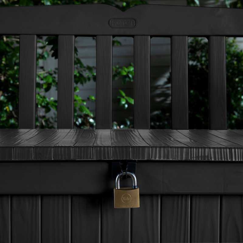 Keter Eden Bench Outdoor Storage Box - Grey & Reviews | Wayfair.co.uk