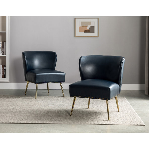 Willa Arlo Interiors Ramel Faux Leather Side Chair & Reviews | Wayfair