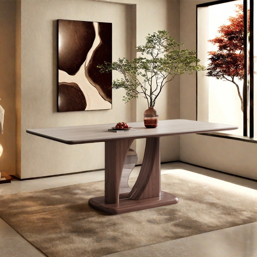 Orren Ellis Rectangular simple fashion dining table | Wayfair