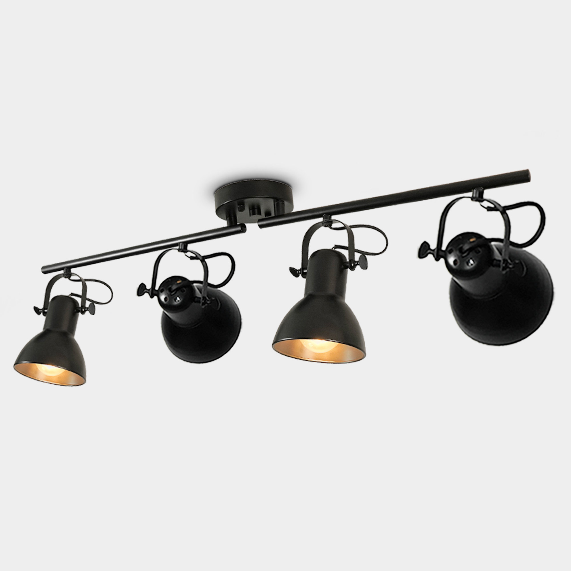 Lzawvm 35.82'' 4 -Light Track Kit Ceiling Track Light Track Lighting ...