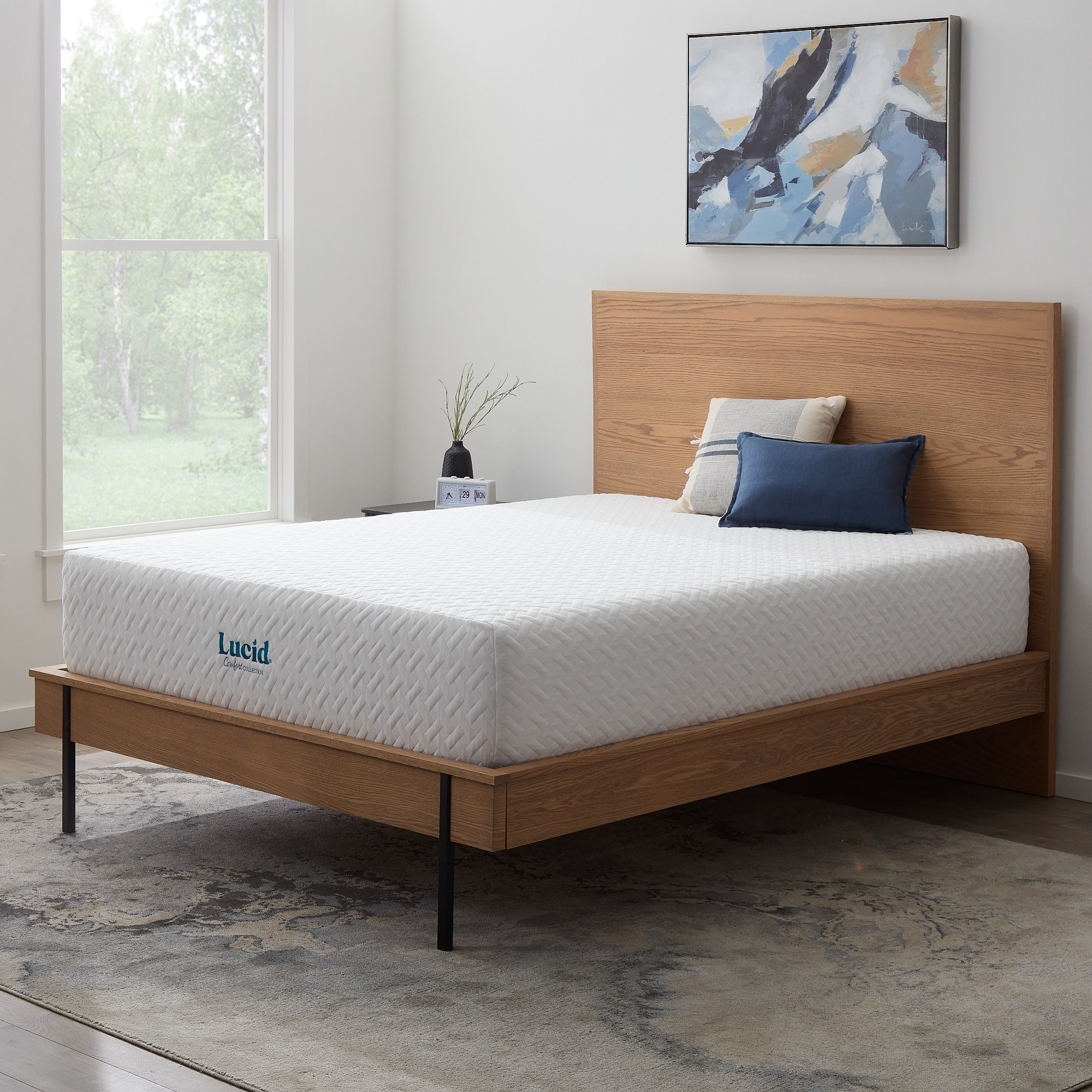 Lucid Comfort Collection Lucid Comfort 14" Plush Gel Memory Foam ...