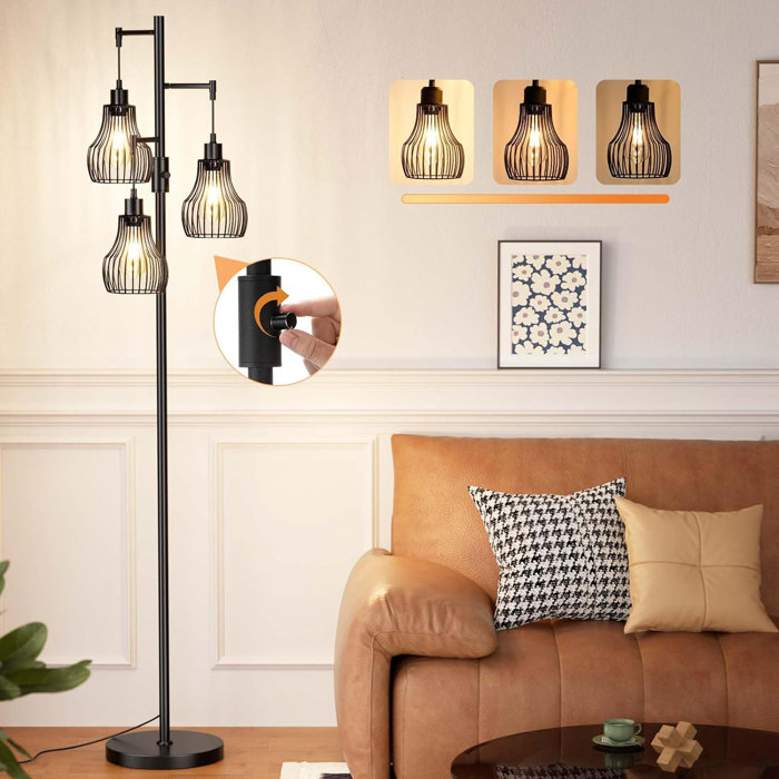 Mercer41 Vinush 70.2'' Tree Floor Lamp | Wayfair