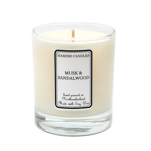 Hamish Candles Musk and Sandalwood Scented Jar Candle | Wayfair.co.uk
