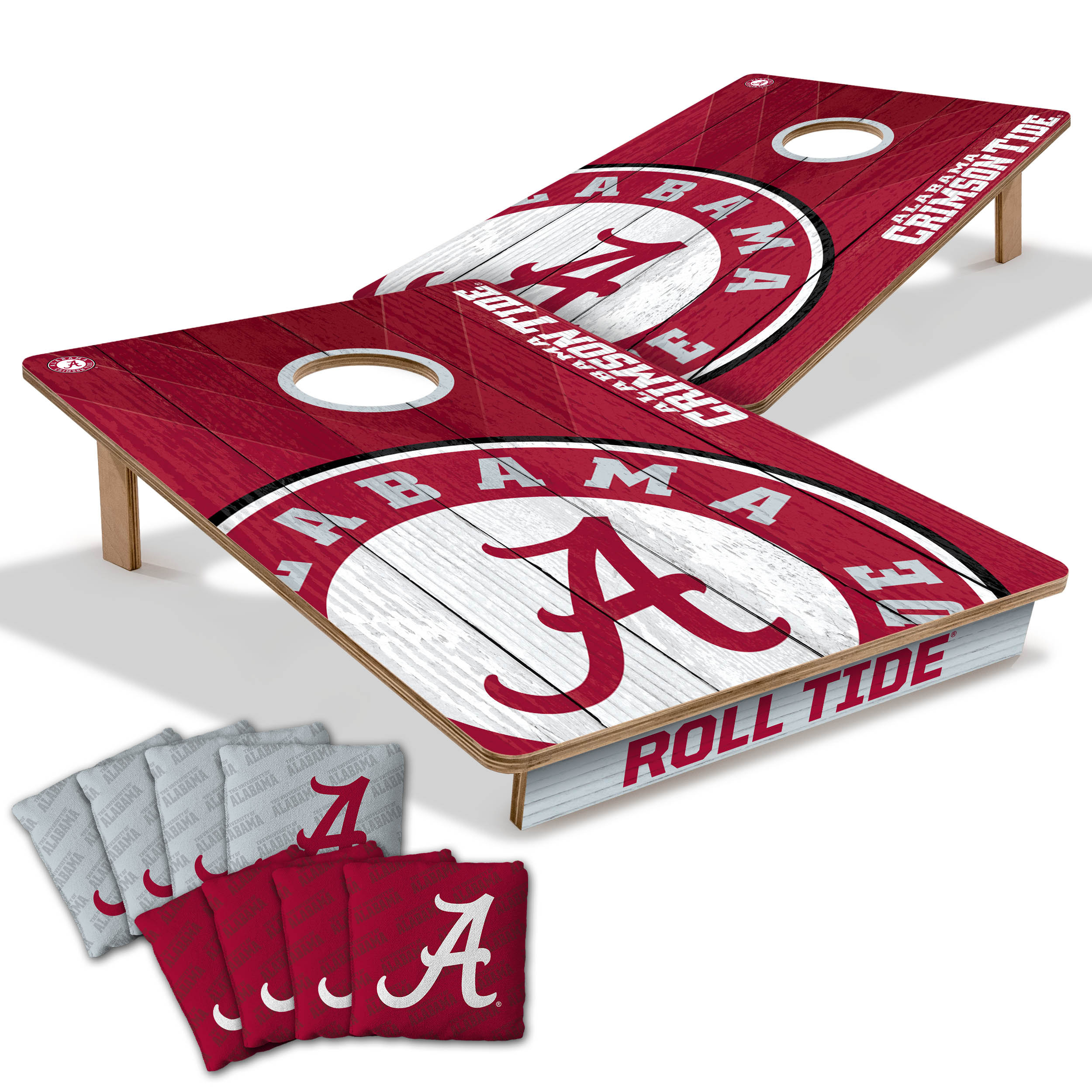 YouTheFan NCAA Professional Wood 2'x3' Cornhole Board w/ Logo Bags ...