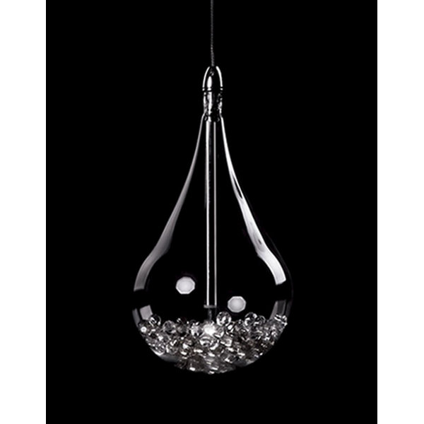 Radionic Hi Tech Farr 1 - Light Chrome Single Pendant | Wayfair