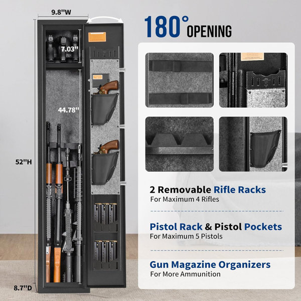 Blacksmith Gun Safe Lock & Reviews | Wayfair
