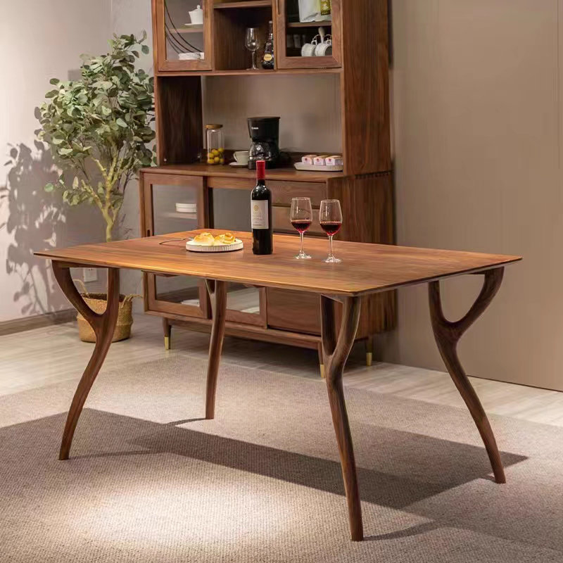 Greyleigh Rectangular Solid Wood Dining Table Rectangular Dining Table ...
