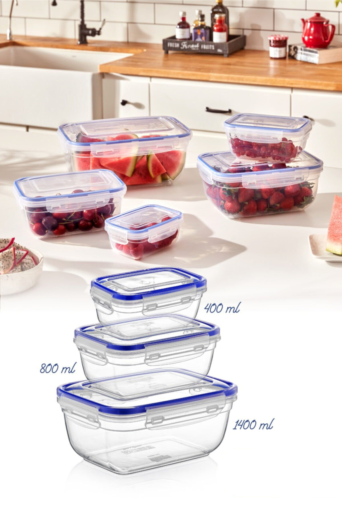 East Urban Home Sky 3 Container Food Storage Set | Wayfair