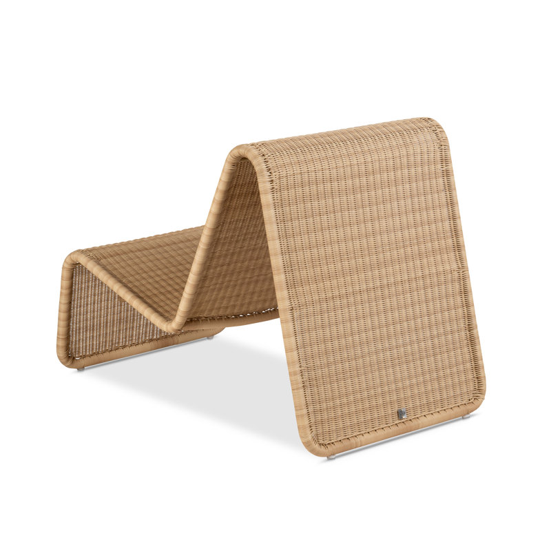 AllModern Wave Stackable Lounge Chair, Natural - Set Of 2 - Wayfair Canada