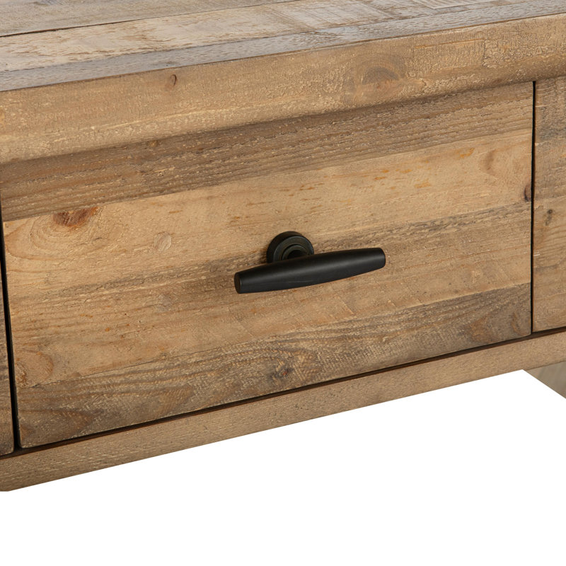 Classic Home Talladega Reclaimed Pine Console Table & Reviews | Wayfair