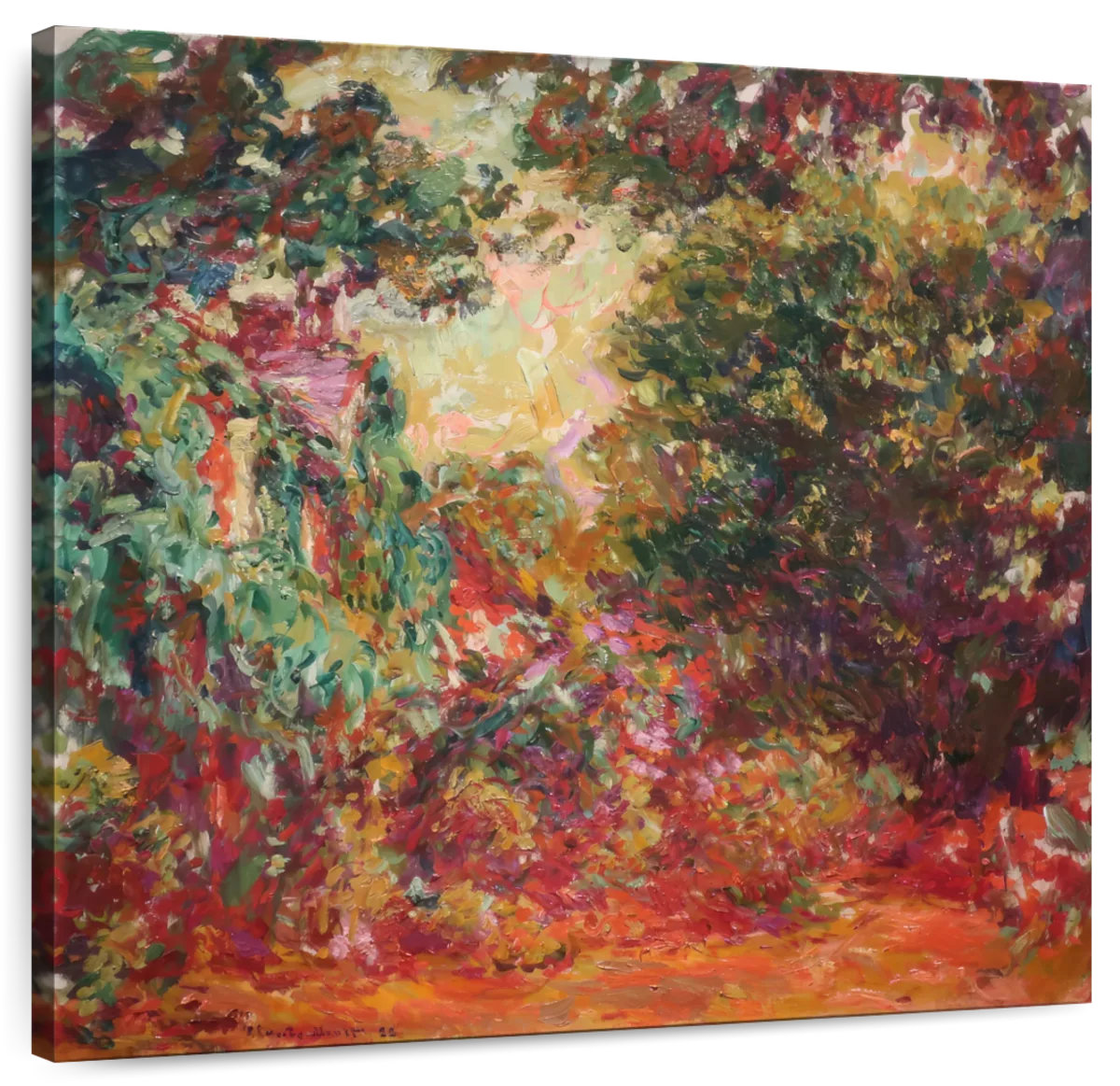 Wade Logan Artist's House Seen From Rose Garden - Wayfair Canada