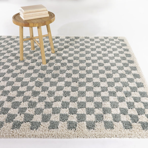 AllModern Walker Checkered Rug & Reviews | Wayfair