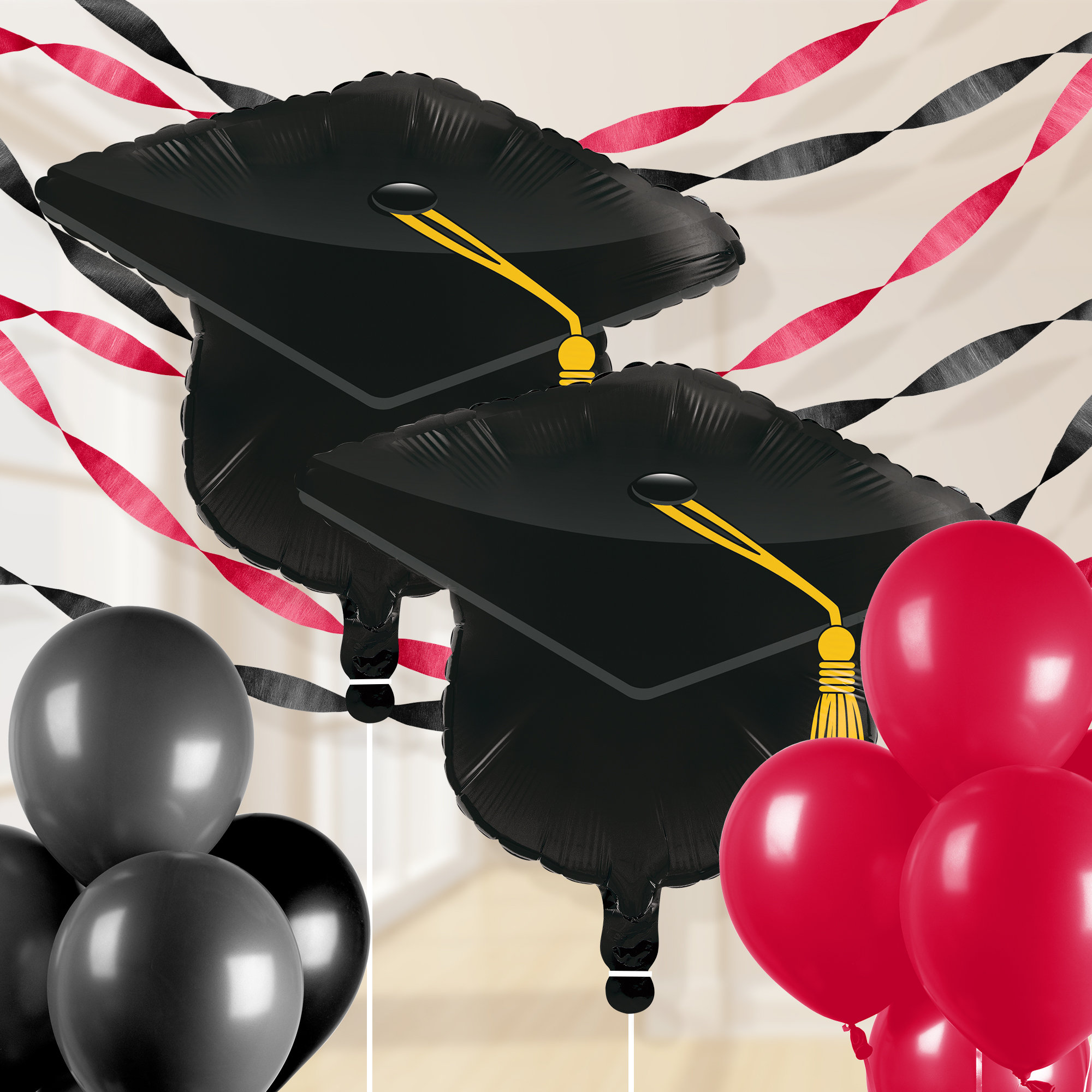 Creative Converting Red Graduation Balloon Decorations Kit - Wayfair Canada