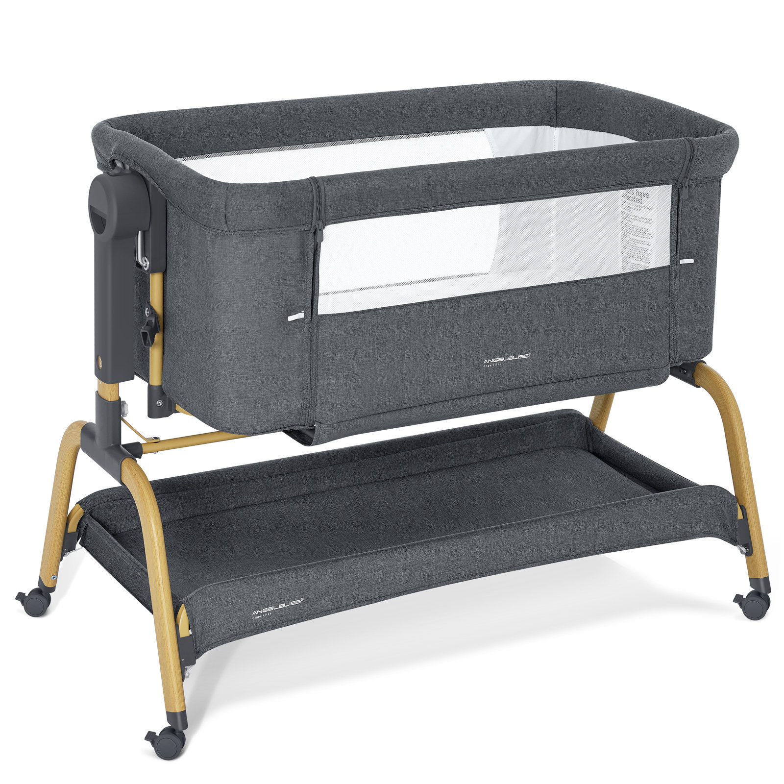 Isabelle & Max™ Alasca 3 in 1 Baby Bassinet, Rocking Bassinets Bedside ...
