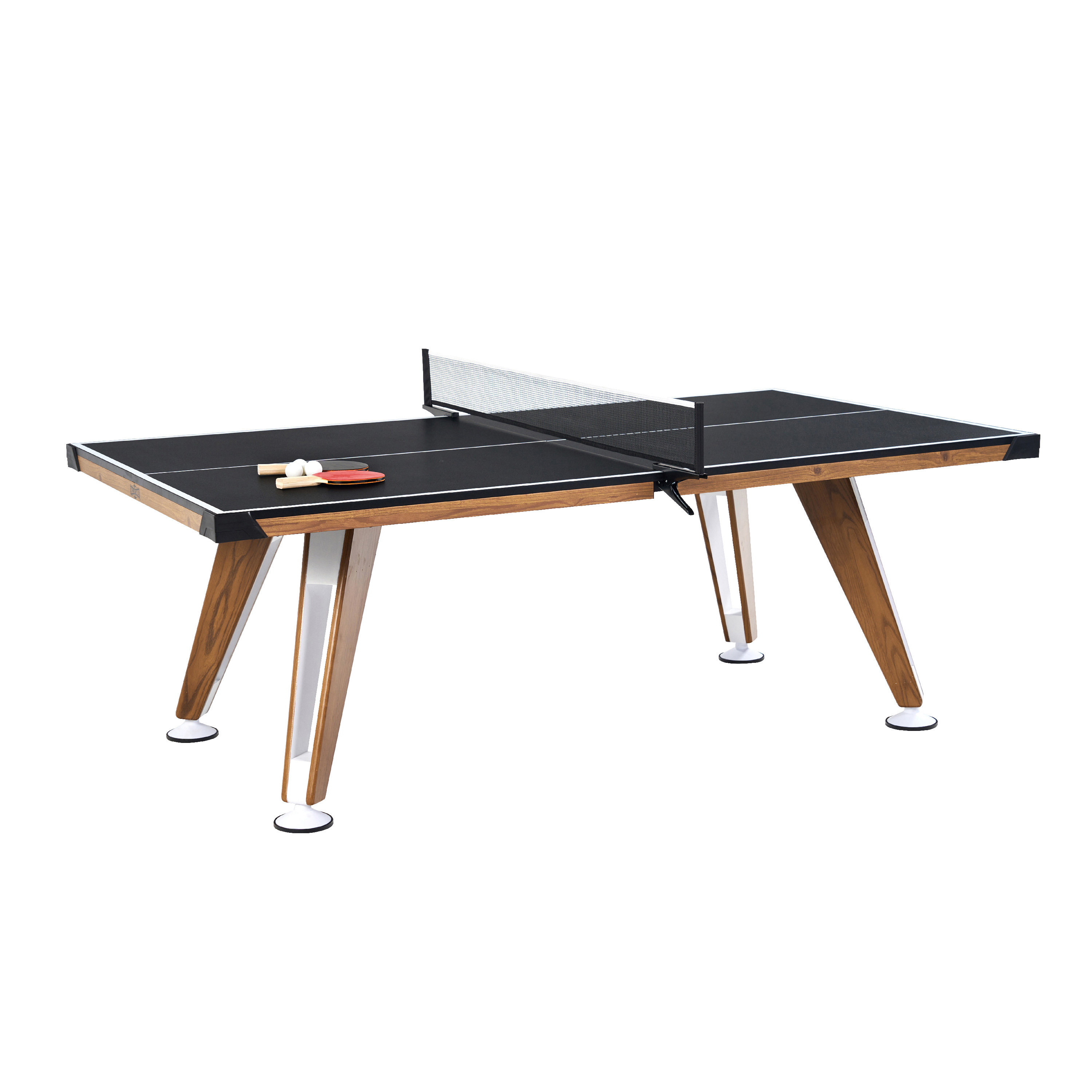 Hall Of Games Modern Midcentury Table Tennis Table With Easy Clamp ...