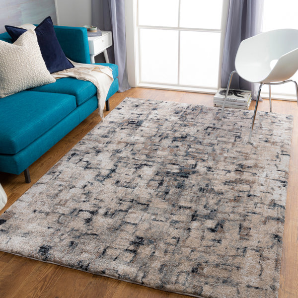 Wade Logan® Distefano Abstract Navy Area Rug & Reviews | Wayfair