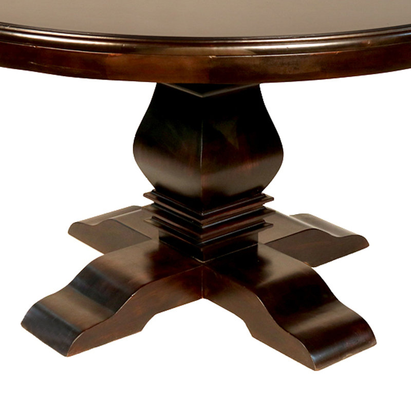 Bloomsbury Market Round Tuscan Hill Wood Top Dining Table | Wayfair