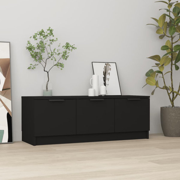 17 Stories TV Cabinet Black 102X35x36.5 Cm Engineered Wood | Wayfair.co.uk