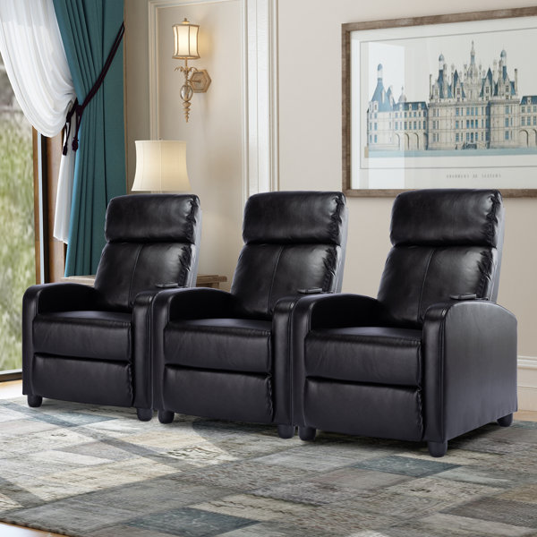 Hokku Designs Modern and Breathable Leather Massage Home Theater ...