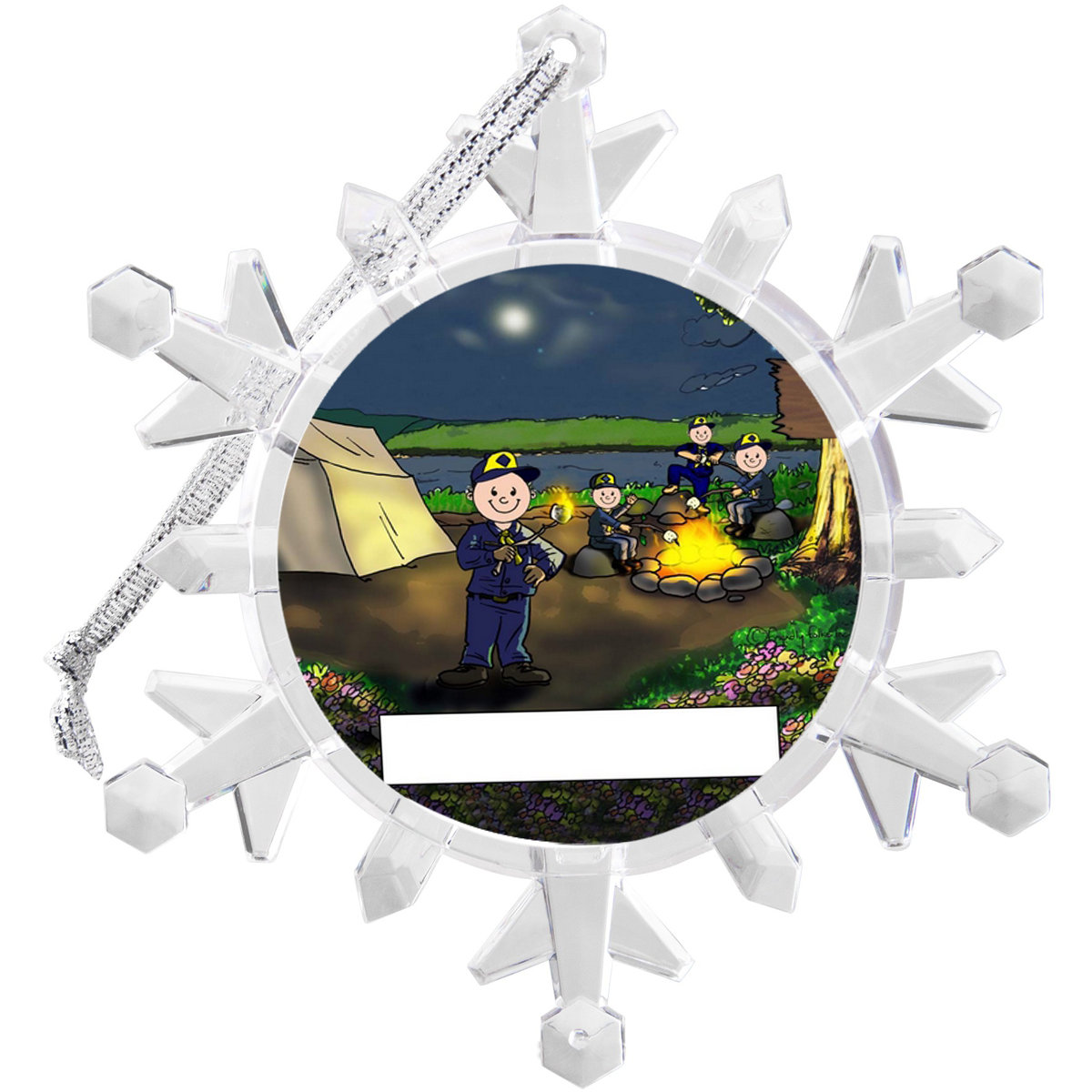 Printed Perfection Personalized Cub Scout Lighted LED Snow Flake ...