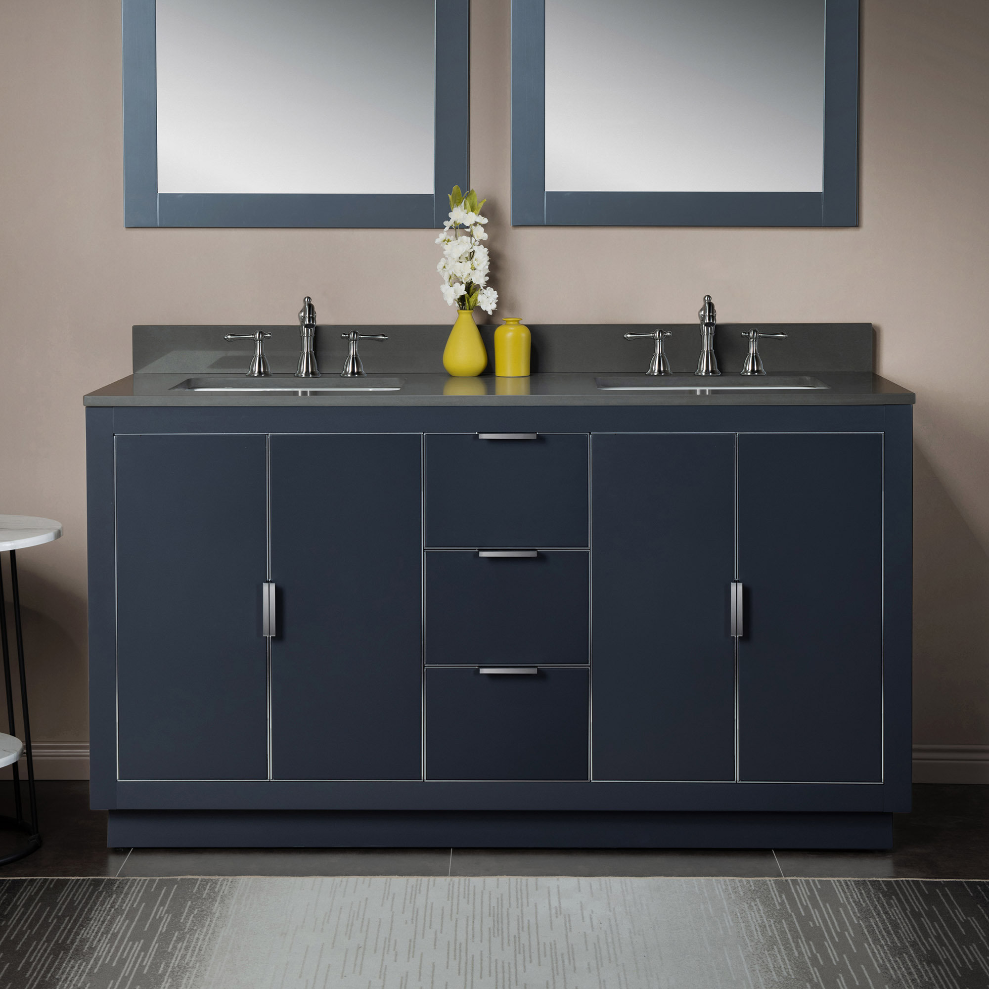 WoodBridge Meuble-lavabo 60 po x 21 po x 33 po Venice - Wayfair Canada