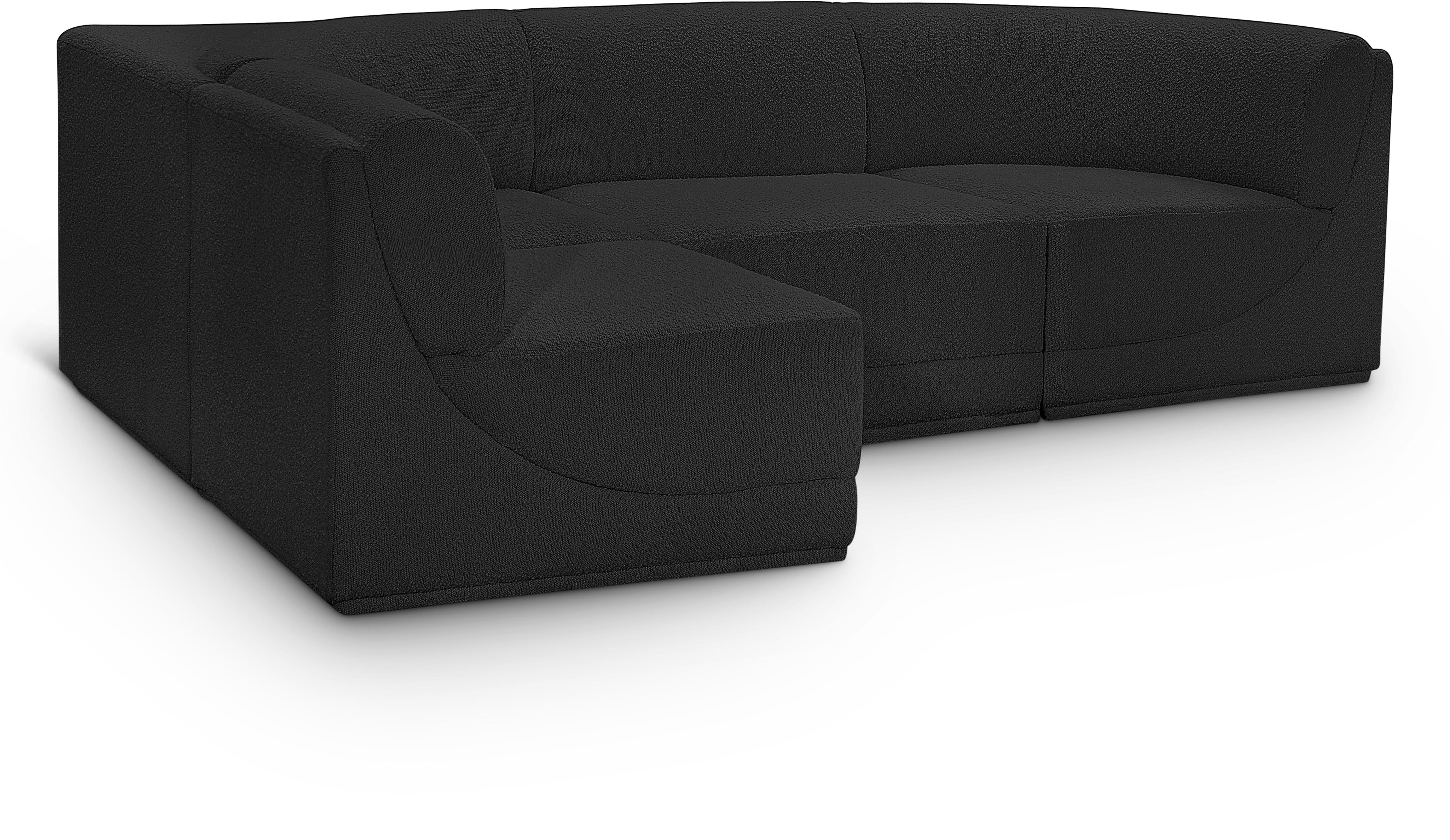 Wrought Studio™ Izick 4 - Piece Upholstered Sectional | Wayfair