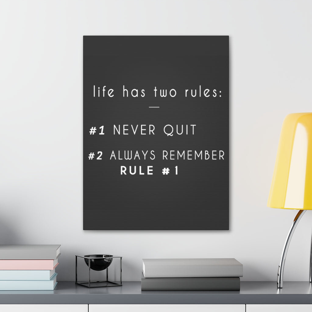 Trinx Inspirational Wall Art Never Quit Always Remember Motivation Wall ...