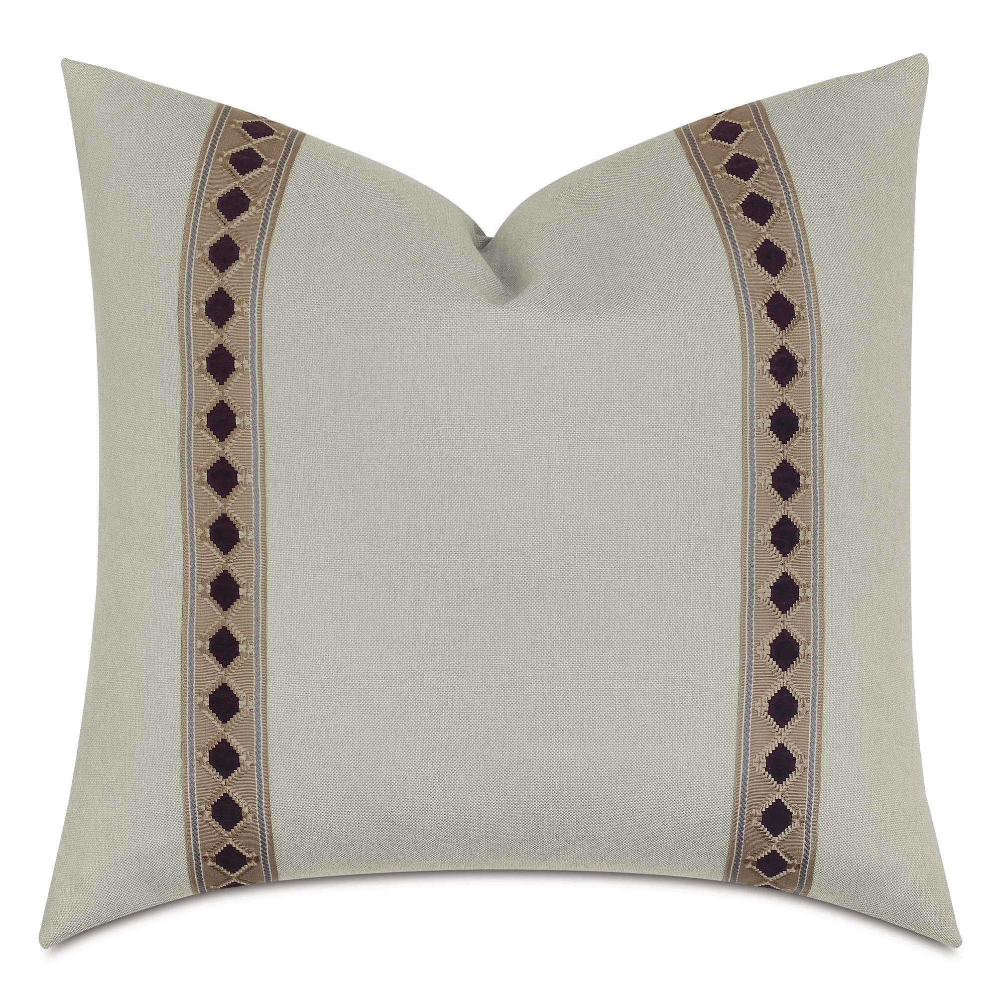 Eastern Accents Steeplechaser Diamond Tape Euro Sham Sham | Wayfair