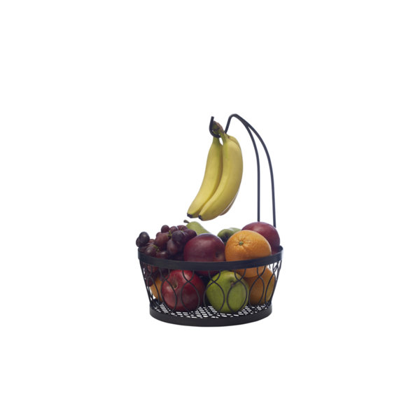 Pfaltzgraff Rustic Farmstand Fruit Basket with Banana Hook & Reviews ...