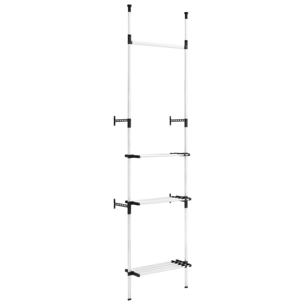 Rebrilliant Latitude Run® Telescopic Wardrobe System With Rods And ...