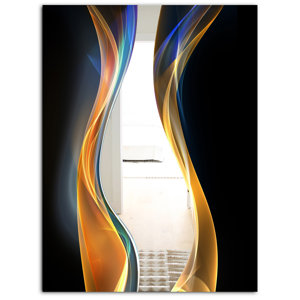 East Urban Home Wave Contemporary Accent Mirror & Reviews | Wayfair