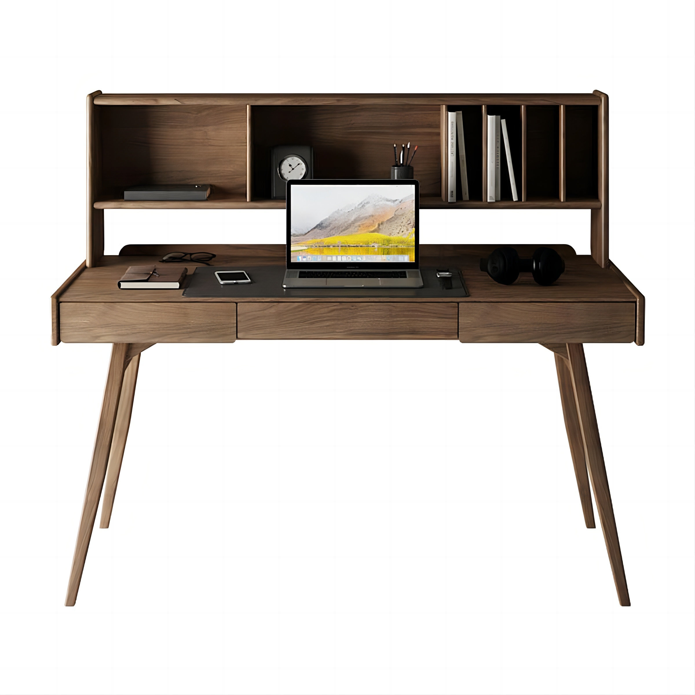 Recon Furniture Solid Wood Writing Desk | Wayfair