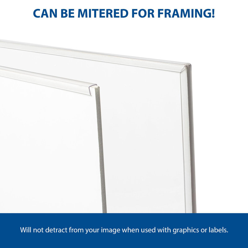 Outwater Plastic 0.28" Thick x 0.25" Wide x 36" Length Molding Track in ...