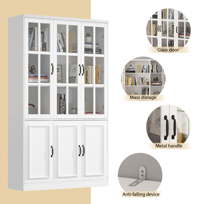 Wade Logan® Ardith Storage Bookcase & Reviews | Wayfair
