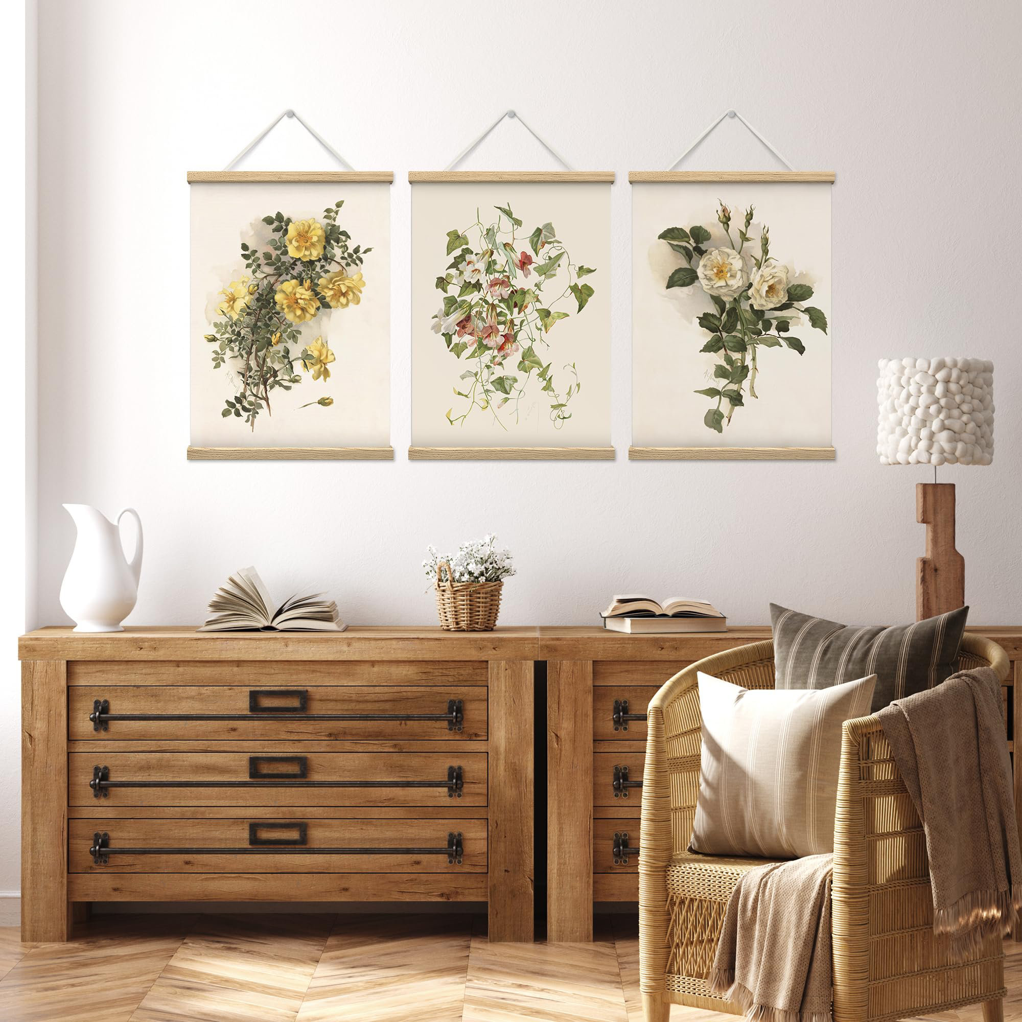 IDEA4WALL Vibrant Wildflower Vibrant Spring White Daisy Flower Field on | Wayfair