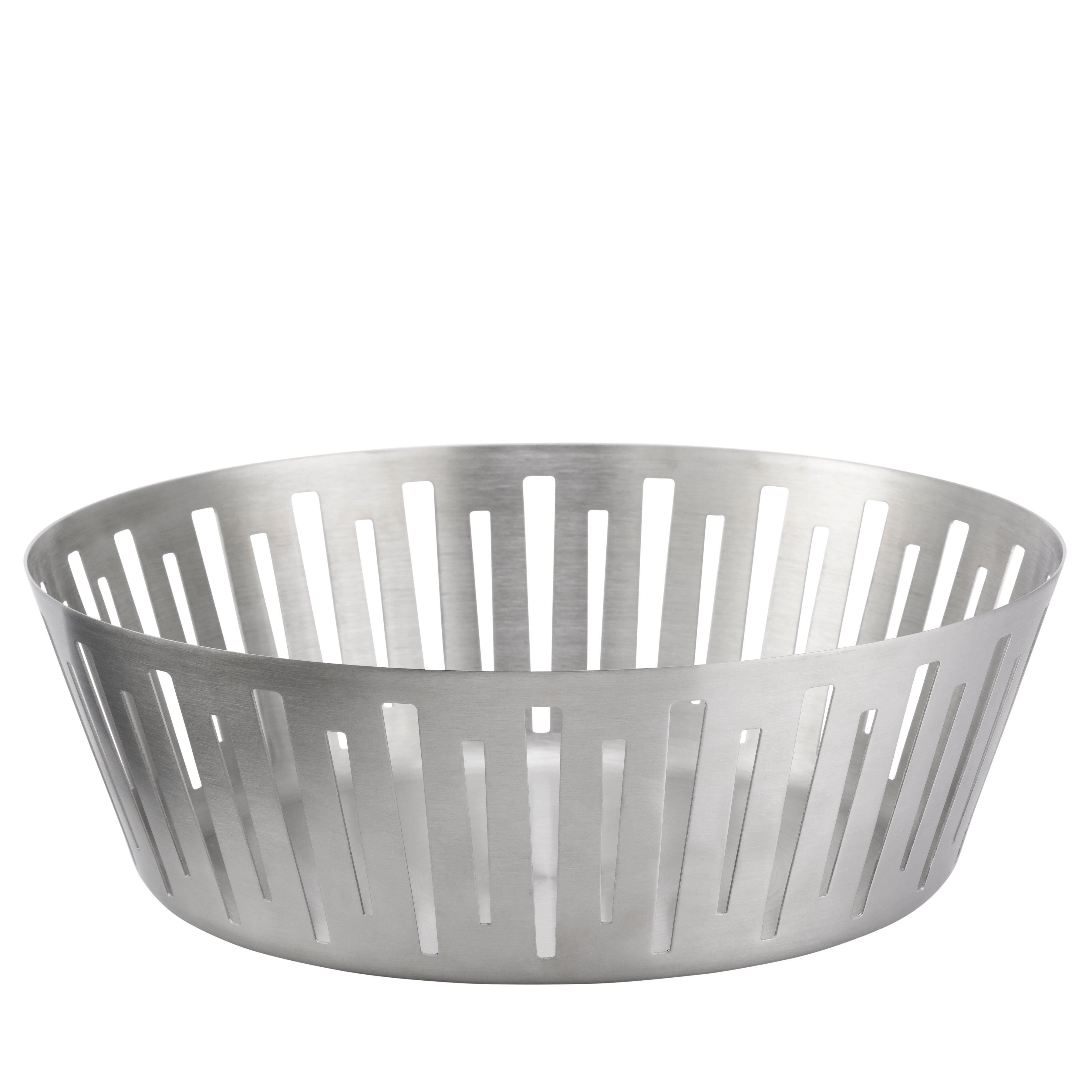 Service Ideas Round 12 Inch Stainless Steel Basket | Wayfair