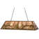 Meyda Lighting Rustic Lodge 6 - Light Antique Copper Pool Table Lights ...