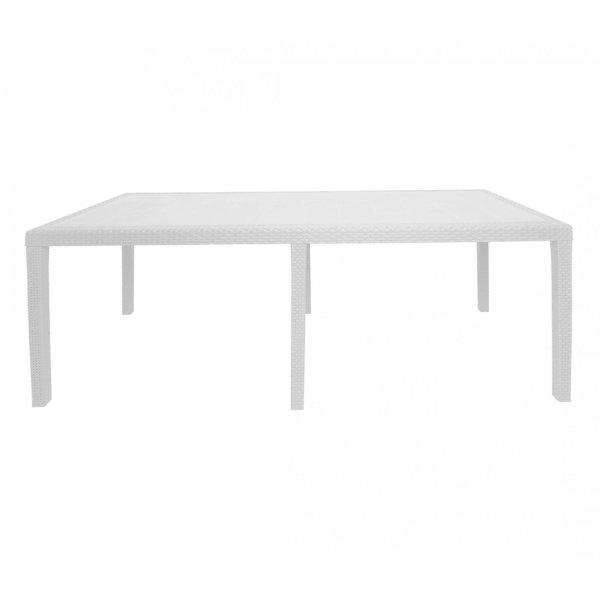 Dakota Fields Outdoor Table Roma, Rectangular Extendable Dining Table ...
