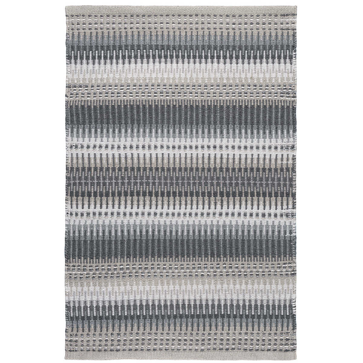 Dash and Albert Rugs Folly Grey Handwoven Indoor/Outdoor Rug | Perigold