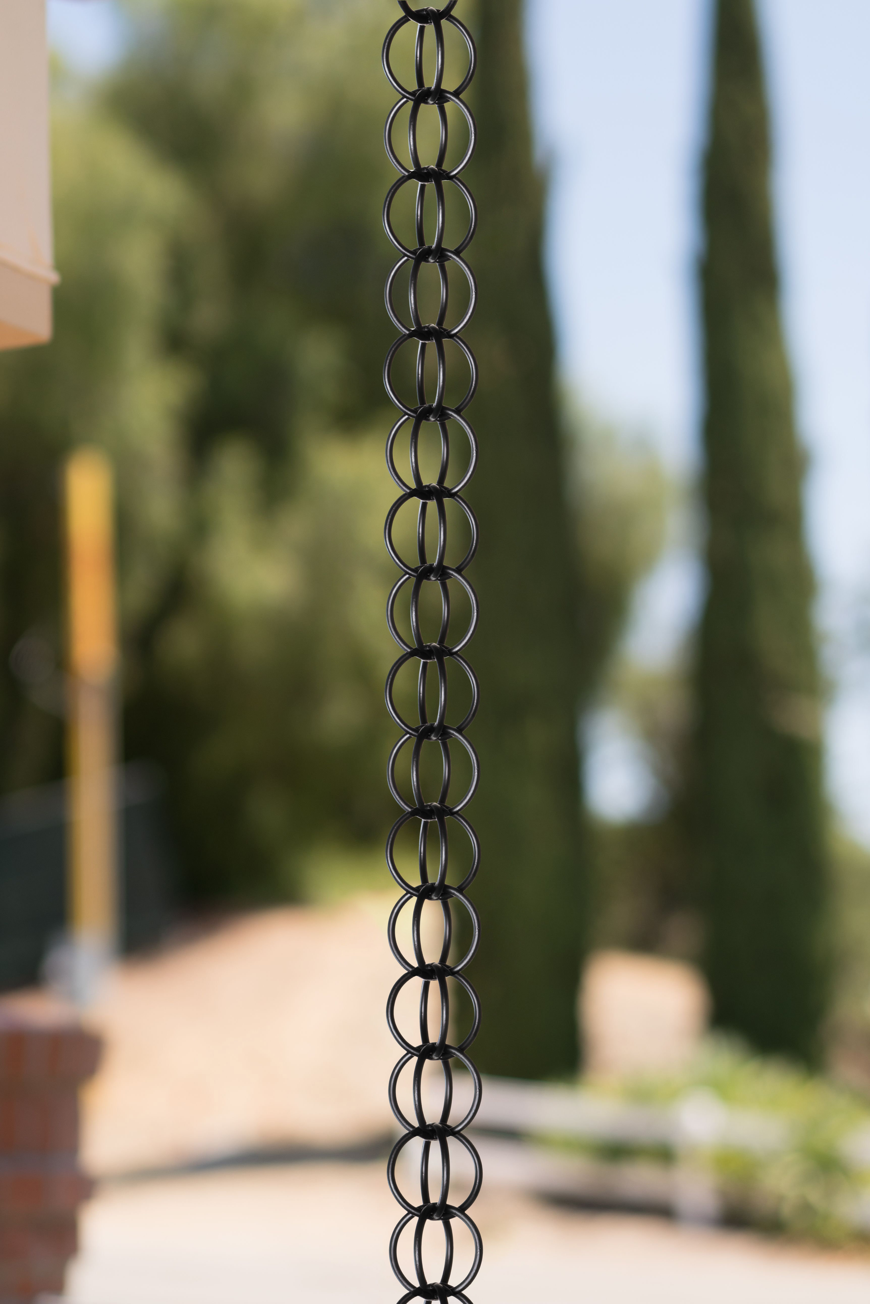 Monarch Rain Chains Aluminum Ring Rain Chain Replacement Downspouts for ...