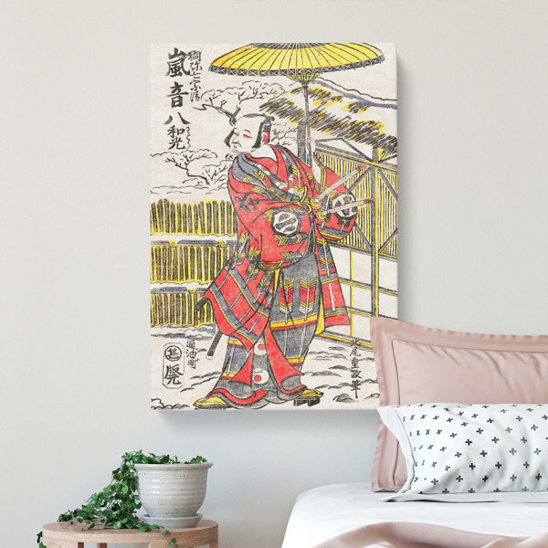 East Urban Home Arashi Otohachi I by Kitao Shigemasa - Wrapped Canvas ...
