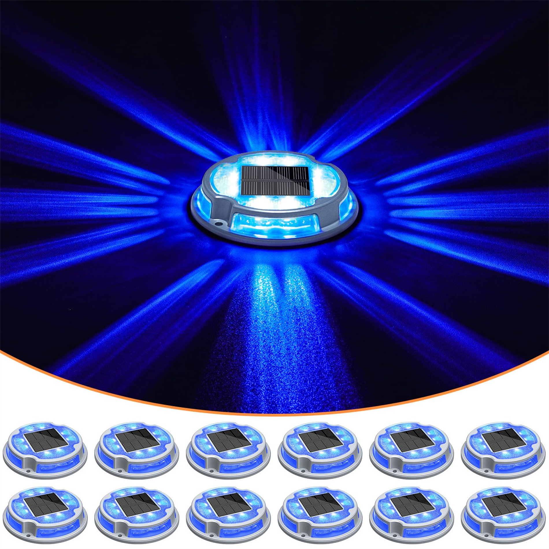 Blooming Solar Powered Integrated LED Aluminum Deck Light Kit | Wayfair