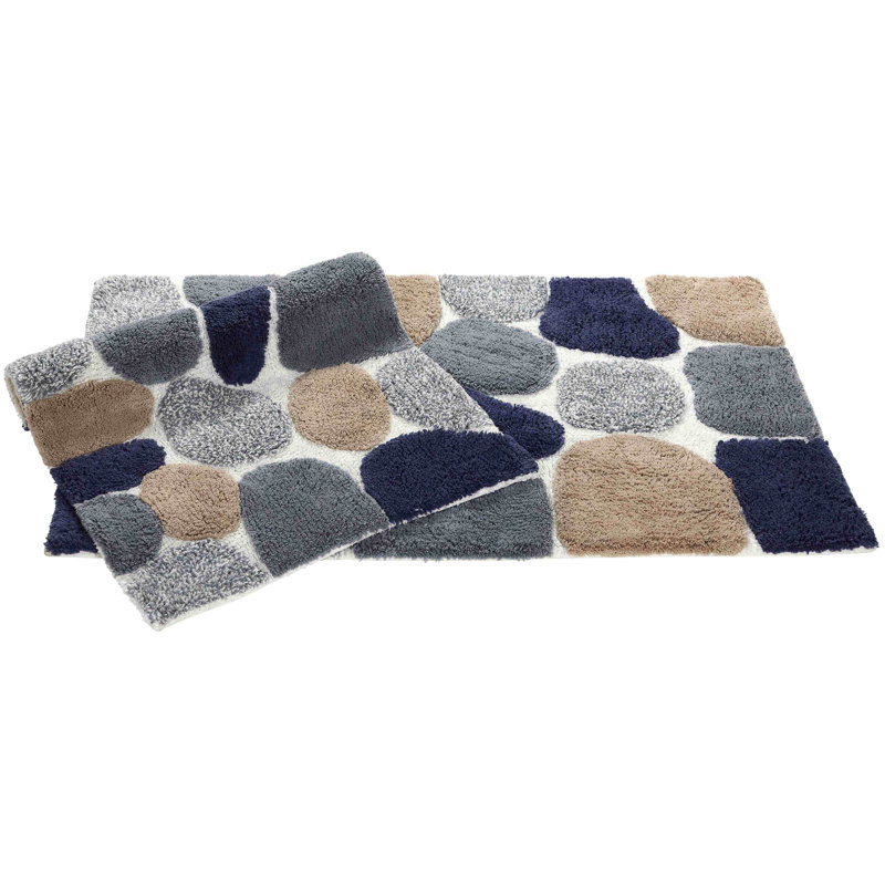 Ebern Designs Creline Cotton Blend Bath Rug & Reviews | Wayfair