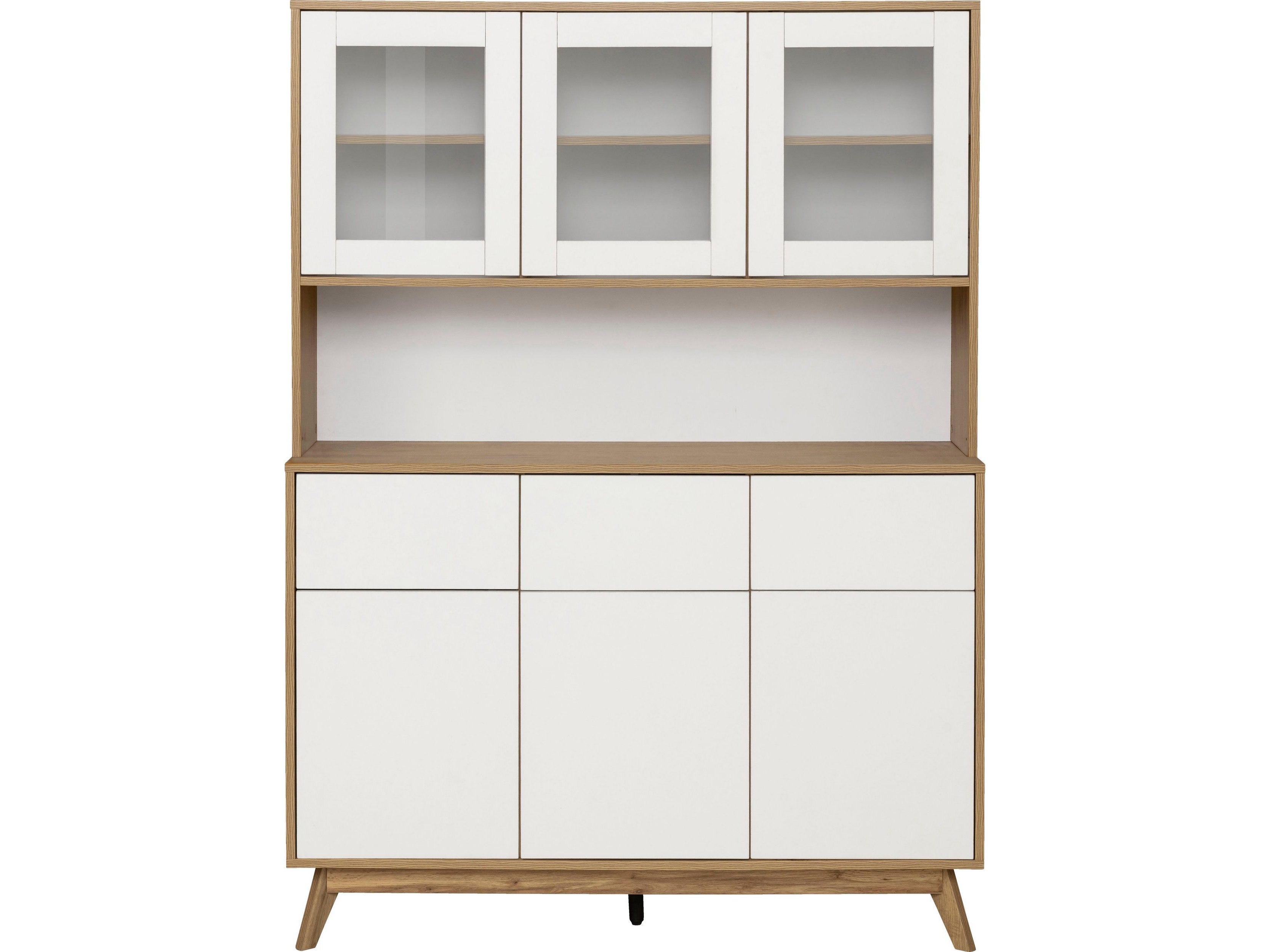 Fjørde & Co Mckinnon Kitchen Pantry 165 cm Sideboard Highboard push-to ...