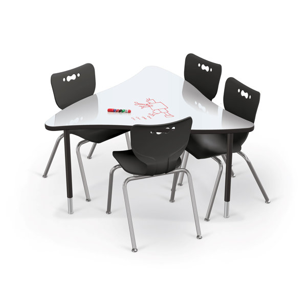 MooreCo Hierarchy Creator HPL Whiteboard Triangle Activity Table | Wayfair