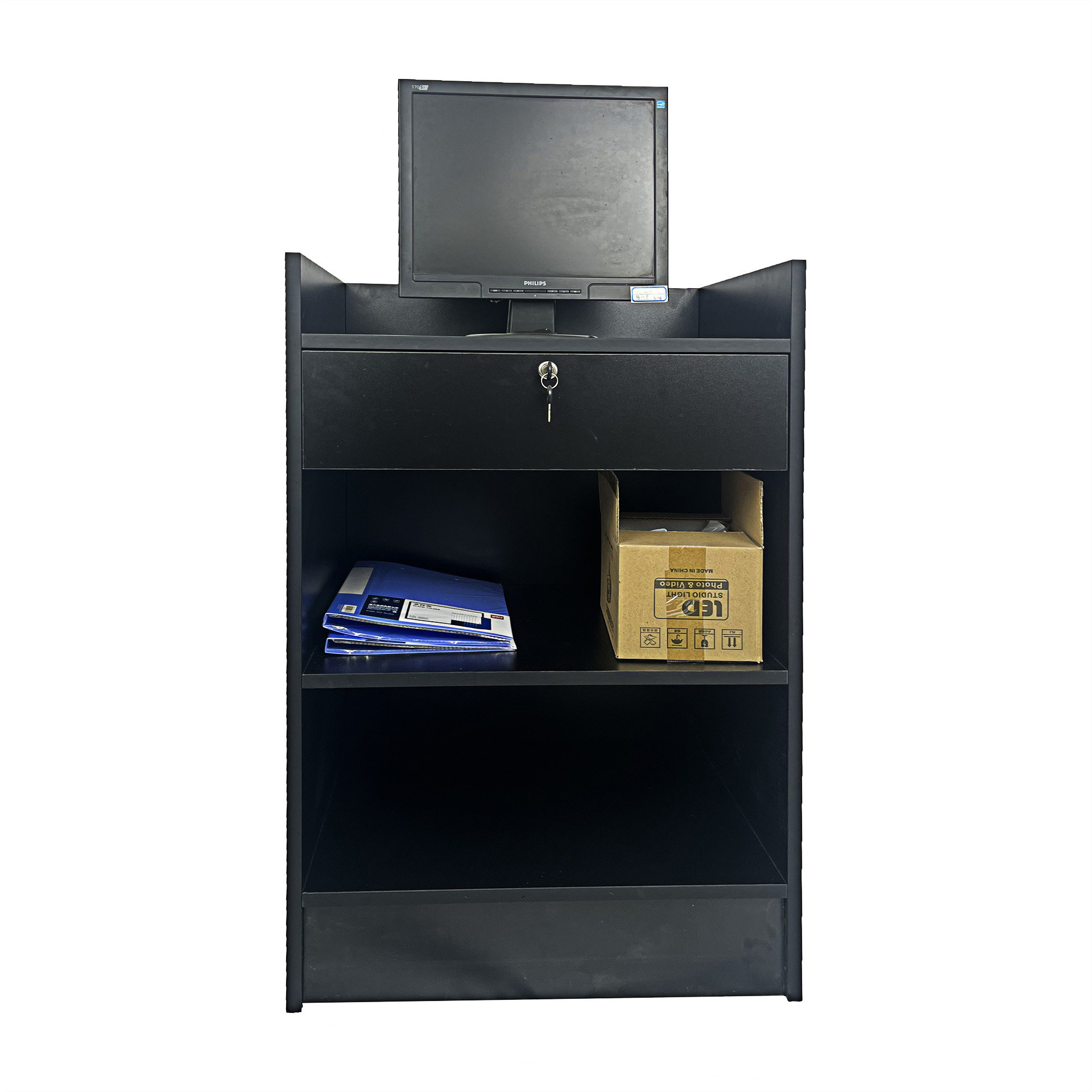 Latitude Run® Black Cash Register Stand Cash Package Cash Register ...