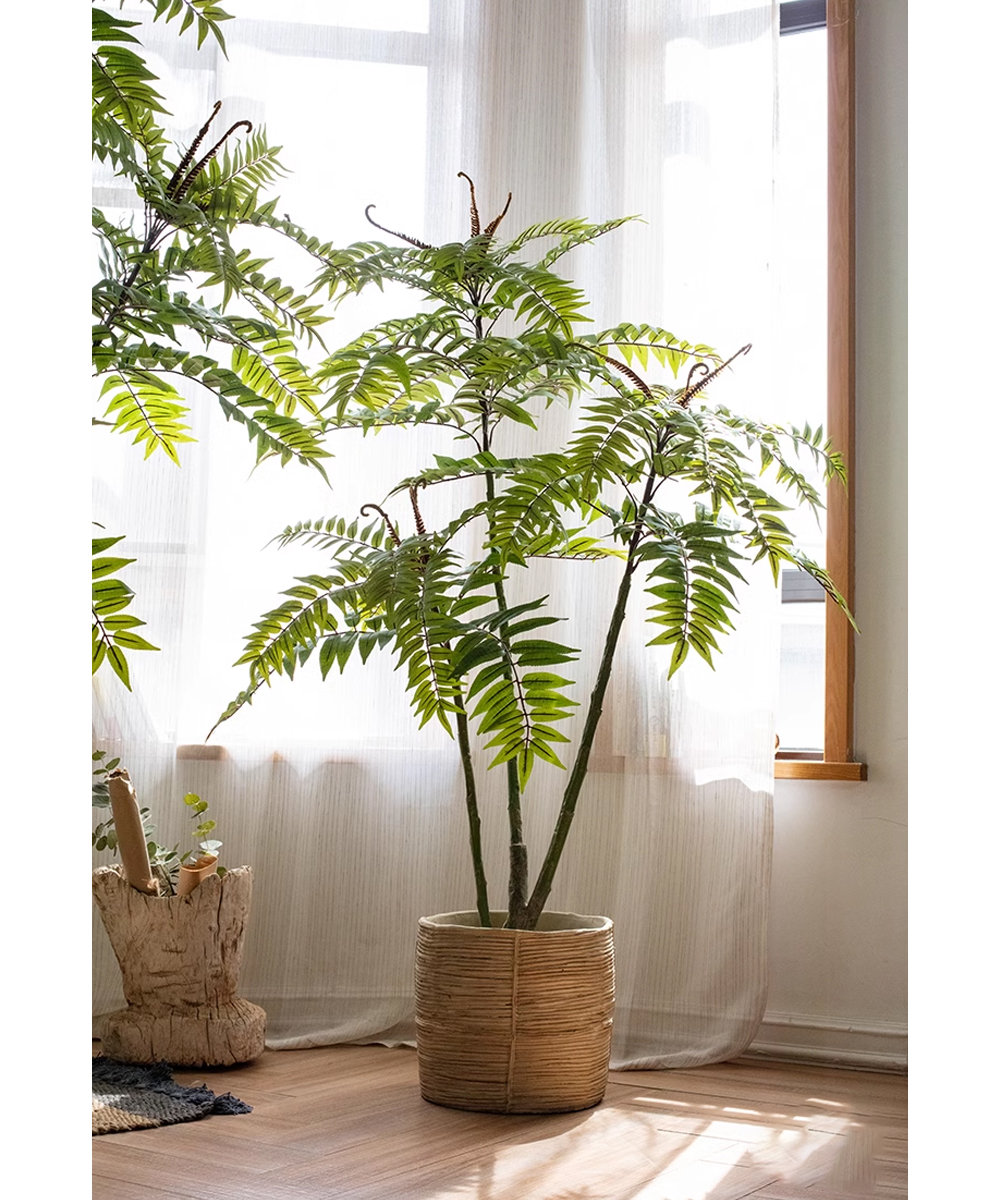 Stella Trek Artificial Plant Chinese Toon Tree Fake Green Plant Bonsai ...