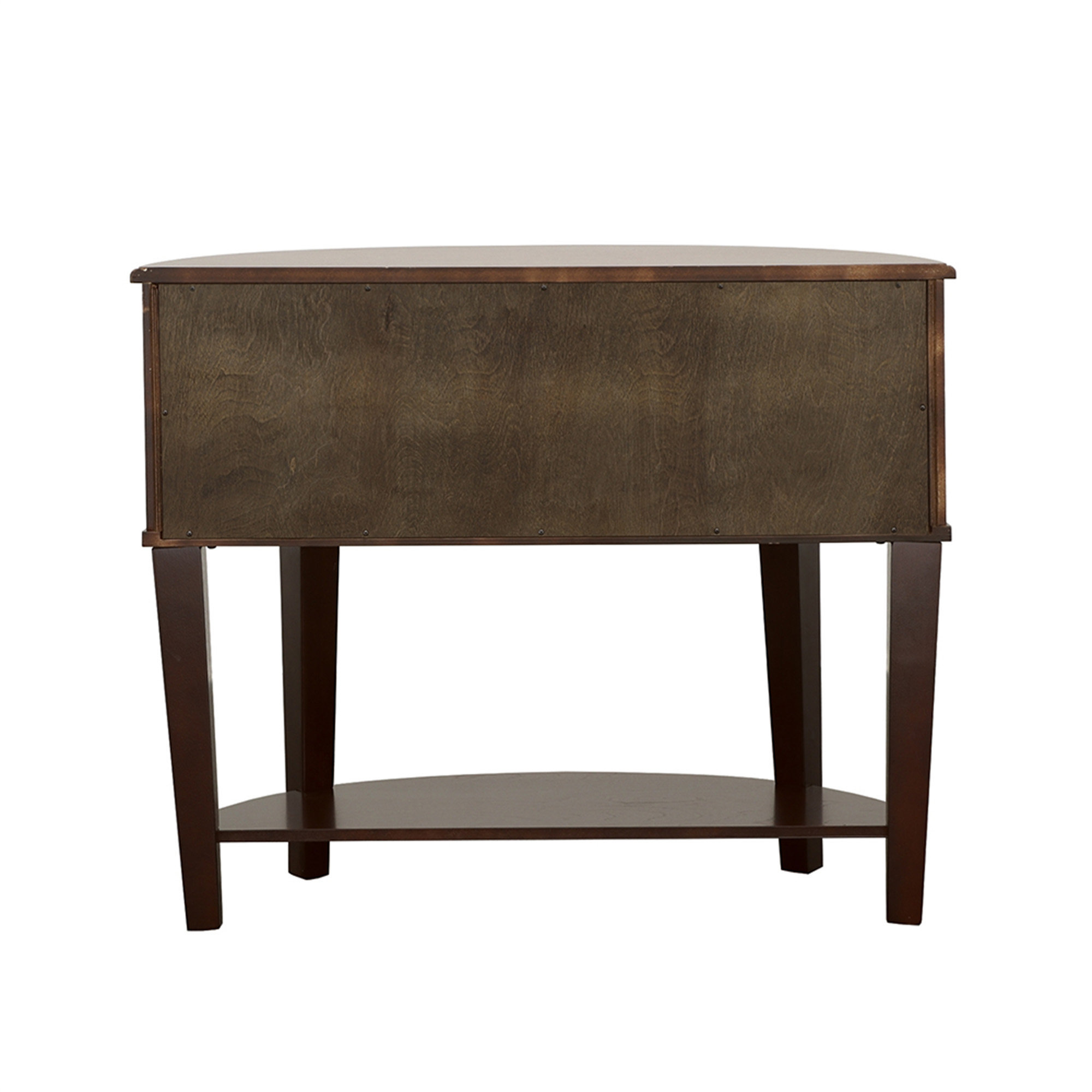 Wildon Home® 1Pc Traditional 2-Drawer Demilune Entryway Console Table ...