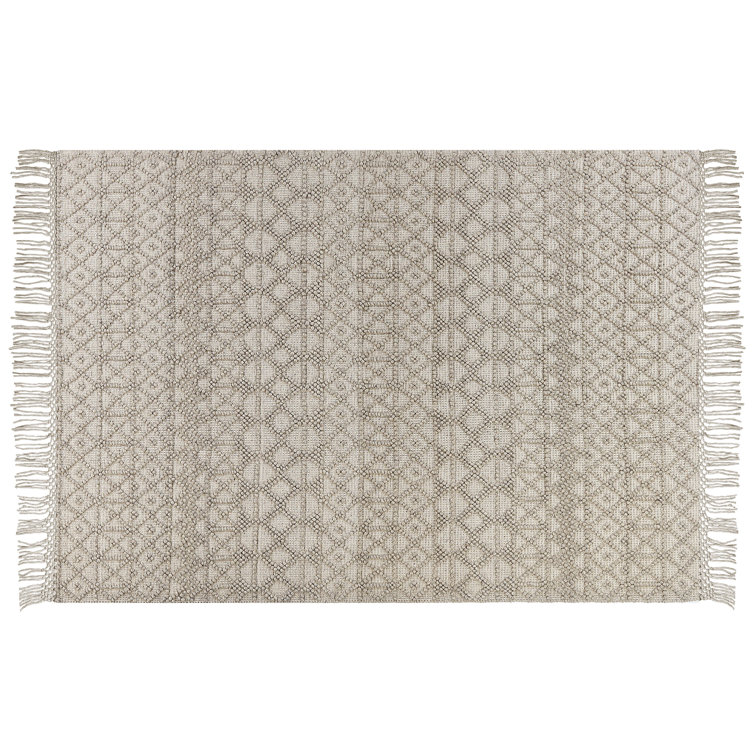Bloomsbury Market Oxly Hand Tufted Beige Rug | Wayfair.co.uk